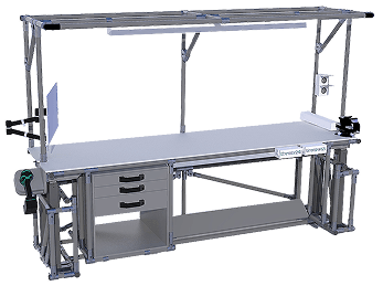 Poste de travail industriel, Table ergonomique | MKL-MaKitLean