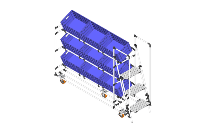 Rack Dynamique, Rayonnage Gravitaire & Stockage FIFO/LIFO | MKL